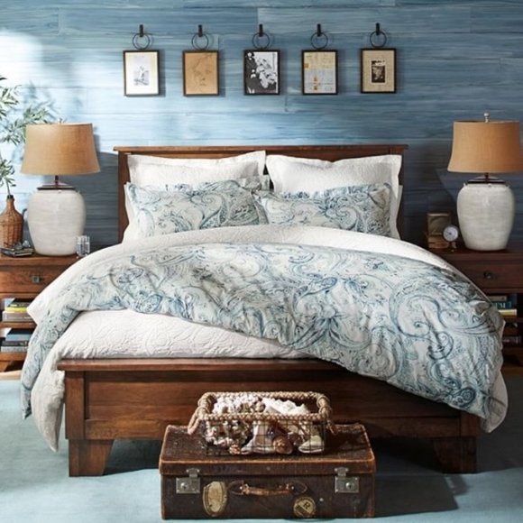 Pottery Barn | Bedding | Pottery Barn Joli Paisley Duvet Cover ...